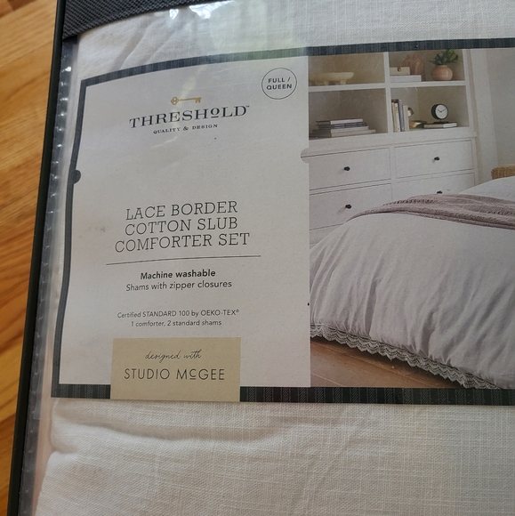 Studio McGee | Bedding | Threshold Wstudio Mcgee Lace Border Cotton ...